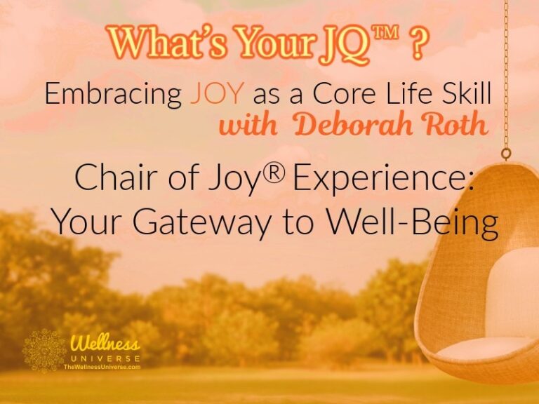 Chair of JOY® Experience: Your Gateway to Well-Being ...